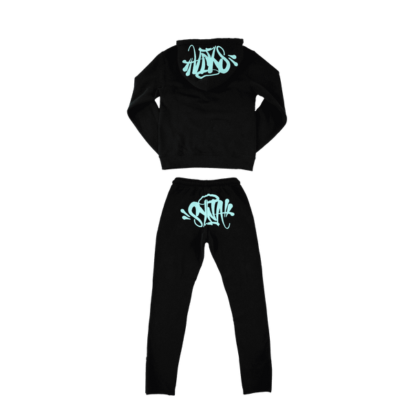 Synaworld 'Syna Logo' Tracksuit - Black/Blue | Plugstationuk