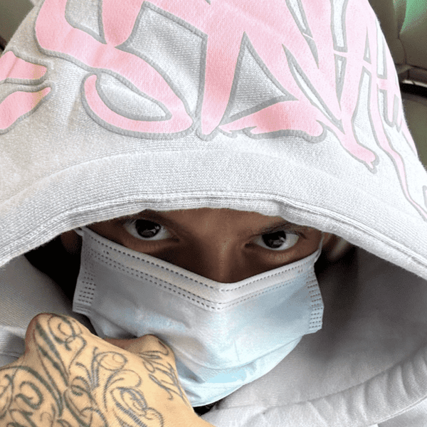 Synaworld 'Syna Logo' Tracksuit - Grey / Pink