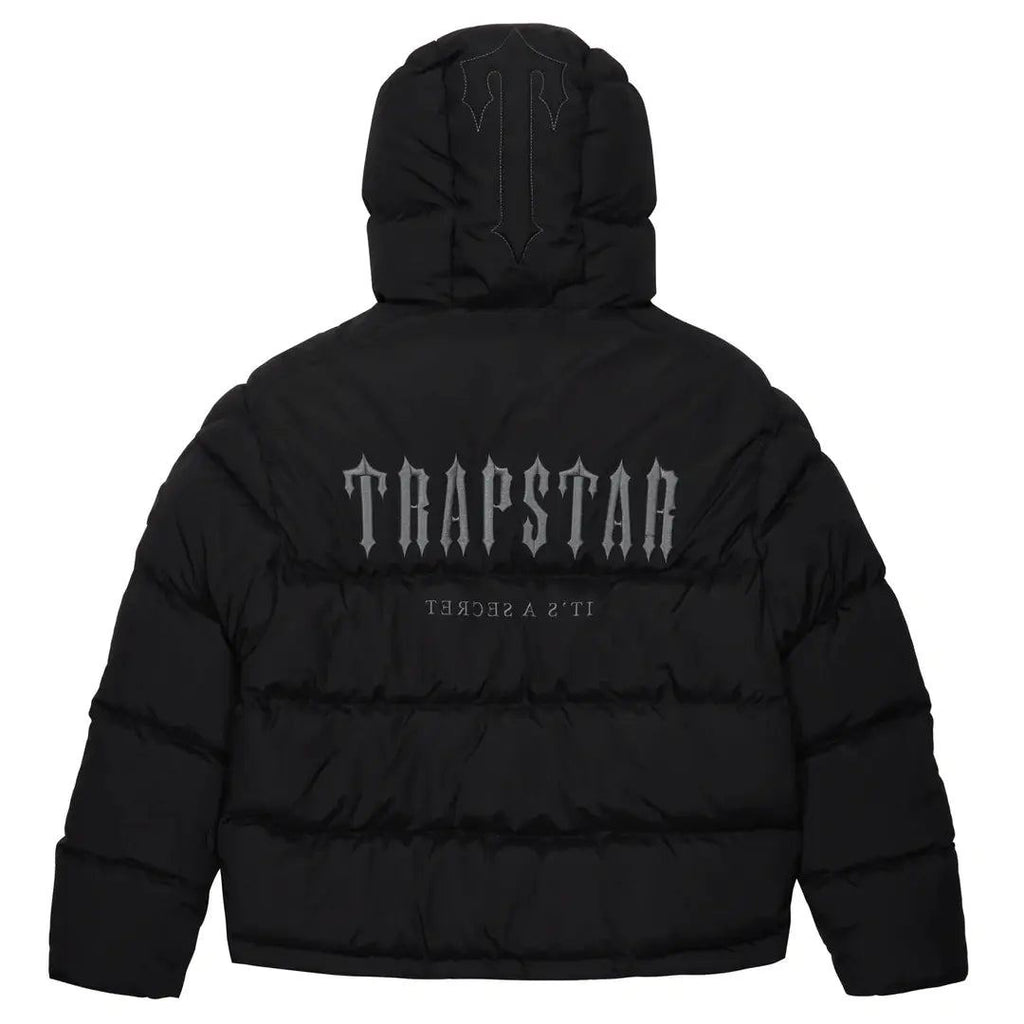 Shop Trapstar Puffer Jacket Black | Plugstationuk