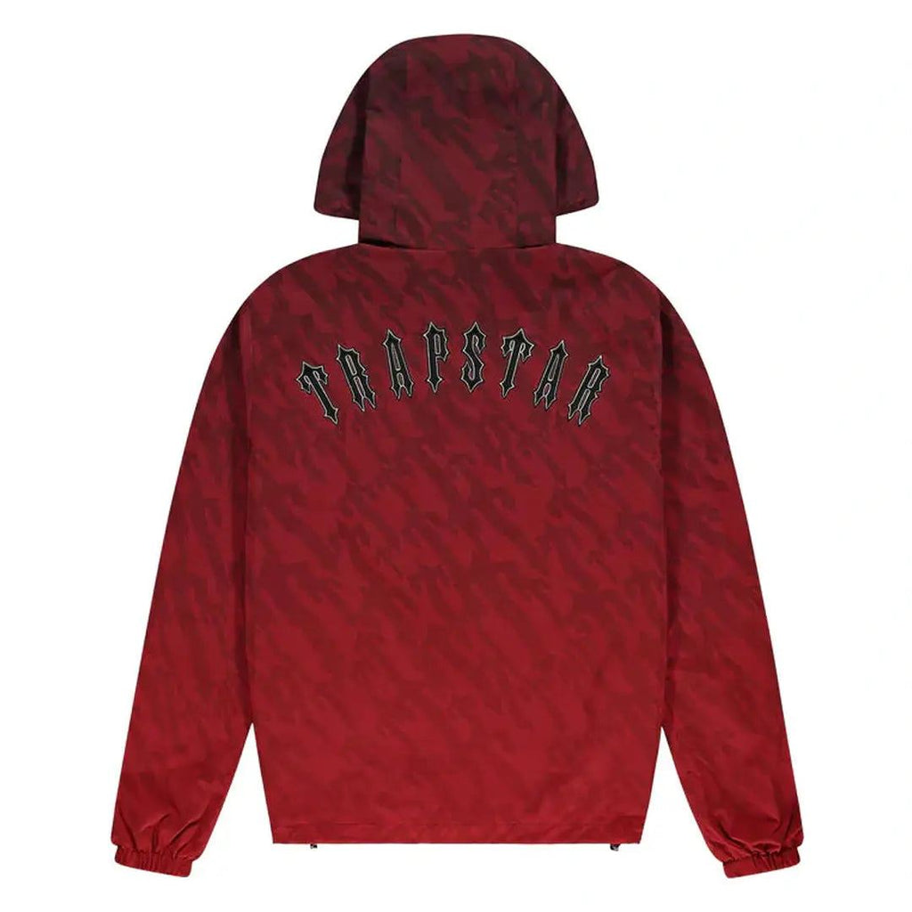Shop Trapstar Irongate Windbreaker Burgundy | Plugstationuk