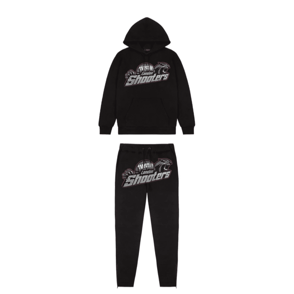 Shop Black Trapstar Shooters Tracksuit | Plugstationuk
