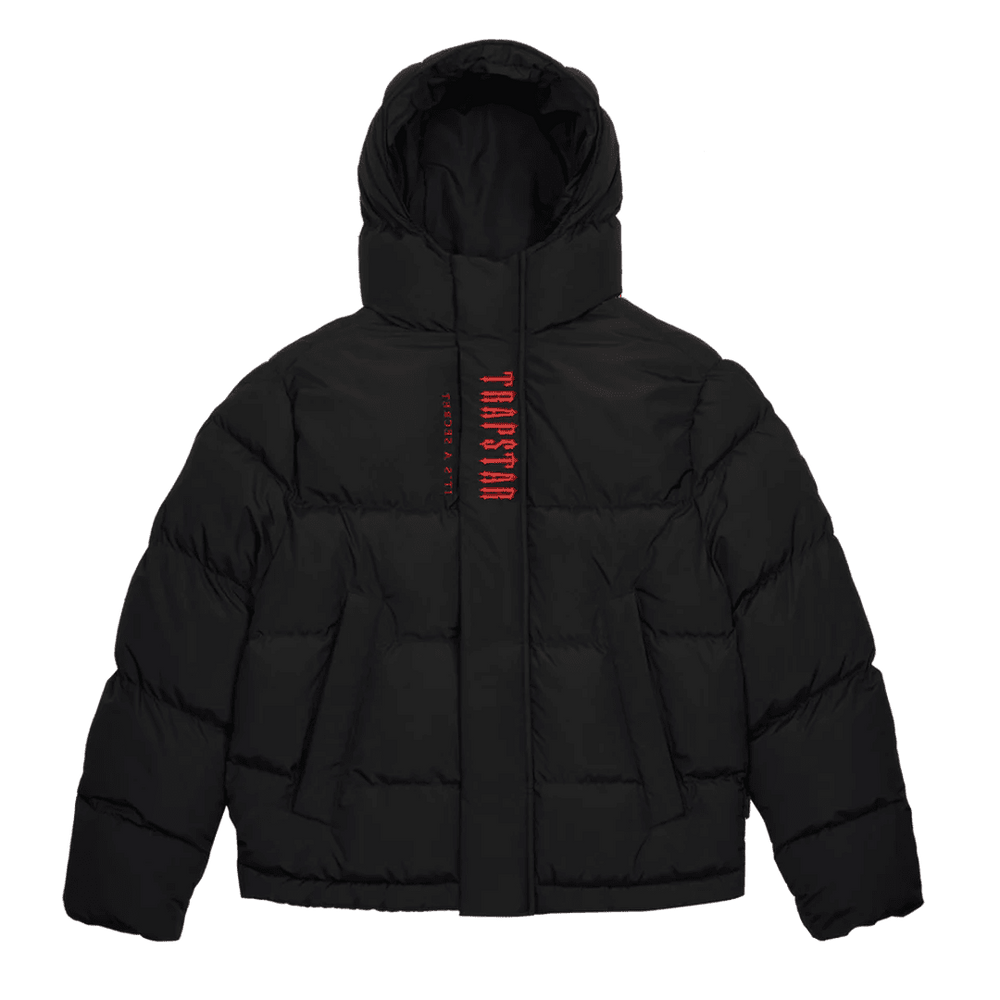 Shop Trapstar Puffer Jacket Black | Plugstationuk